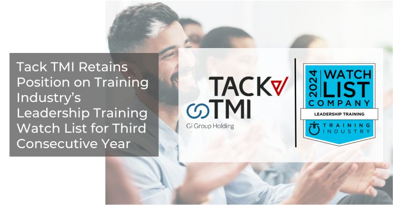 Tack TMI Retains Position on Training Industry’s Leadership Training ...
